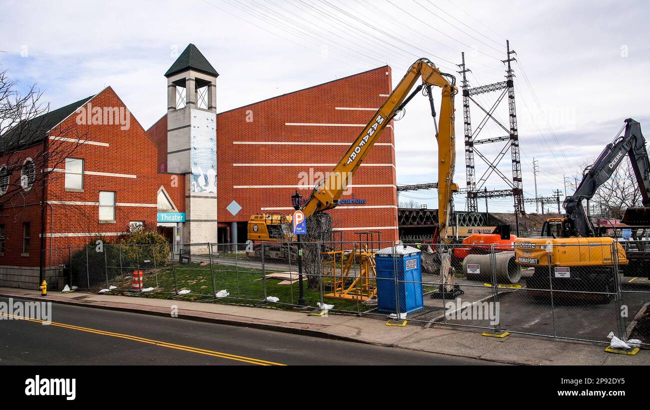 NORWALK, CT, USA - MARCH, 7, 2023: IMAX building at the Maritime ...