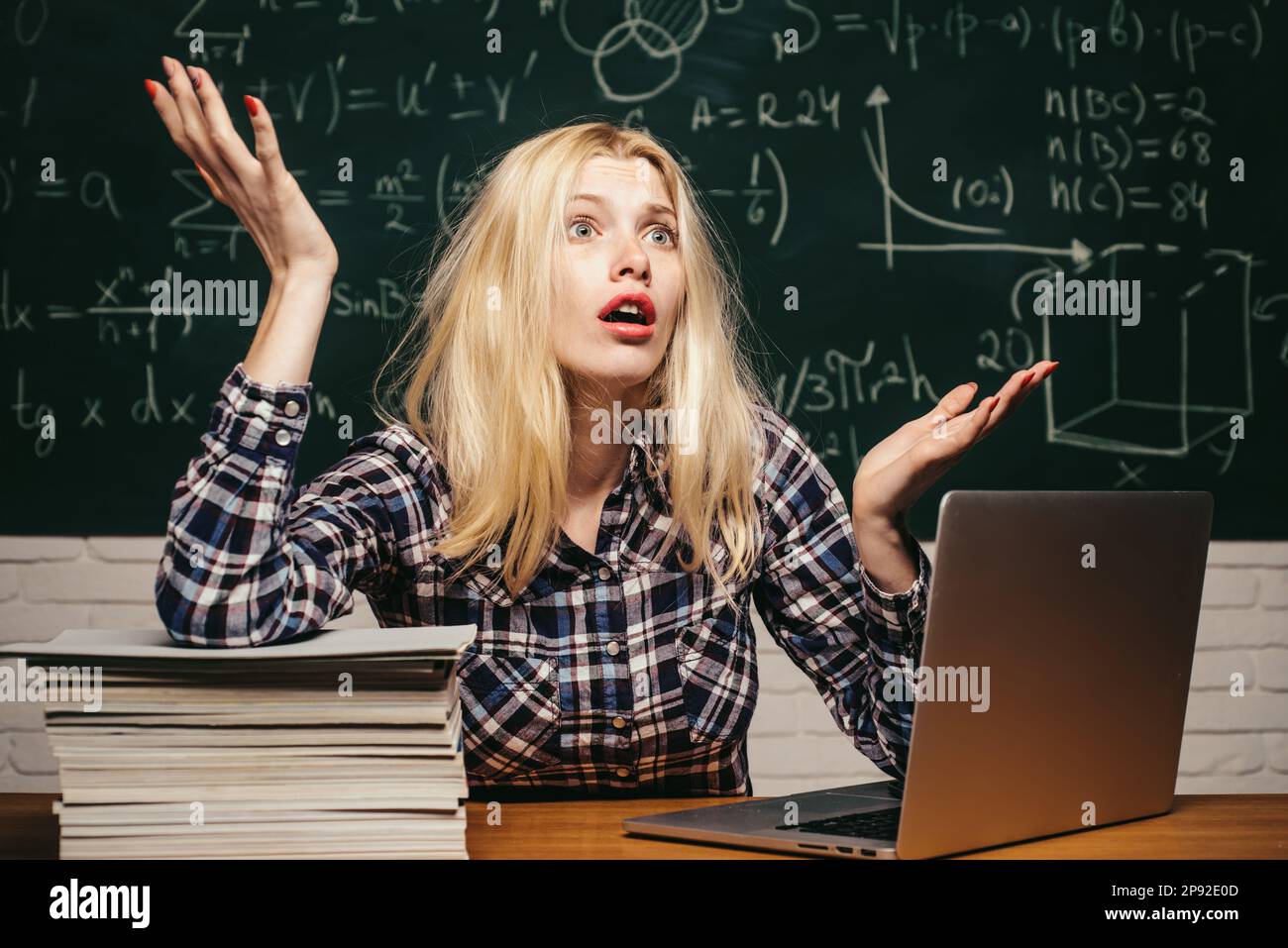 Back to school. Tired student learning at home. Knowledge day ...