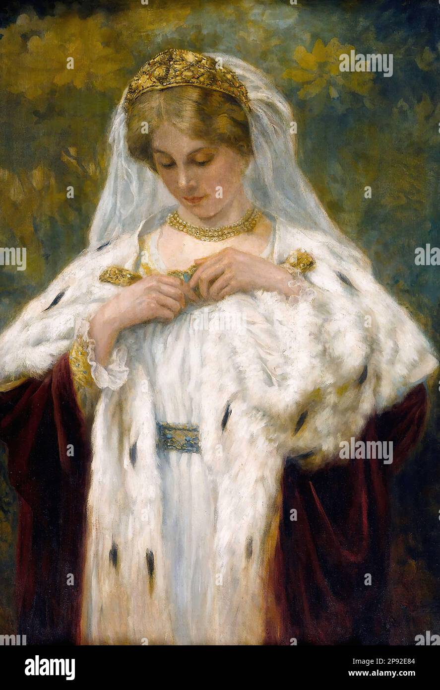 Erdödy Emilia Gyulane - Királylány portréja - Magyar Iskola - XIX ...