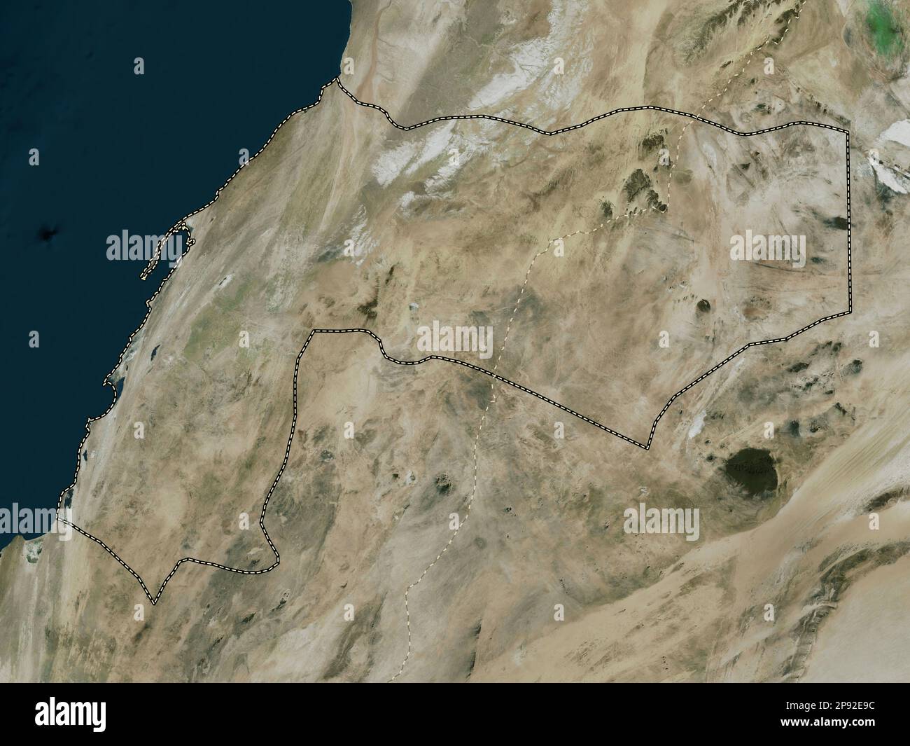 Dakhla-Oued Ed-Dahab, province of Western Sahara. High resolution ...