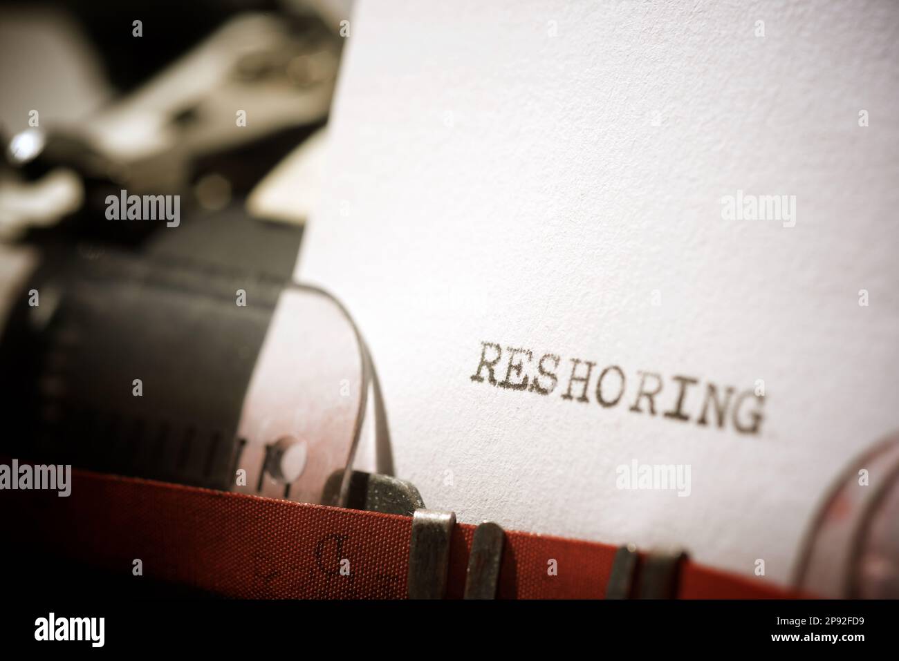 Reshoring word hi-res stock photography and images - Alamy