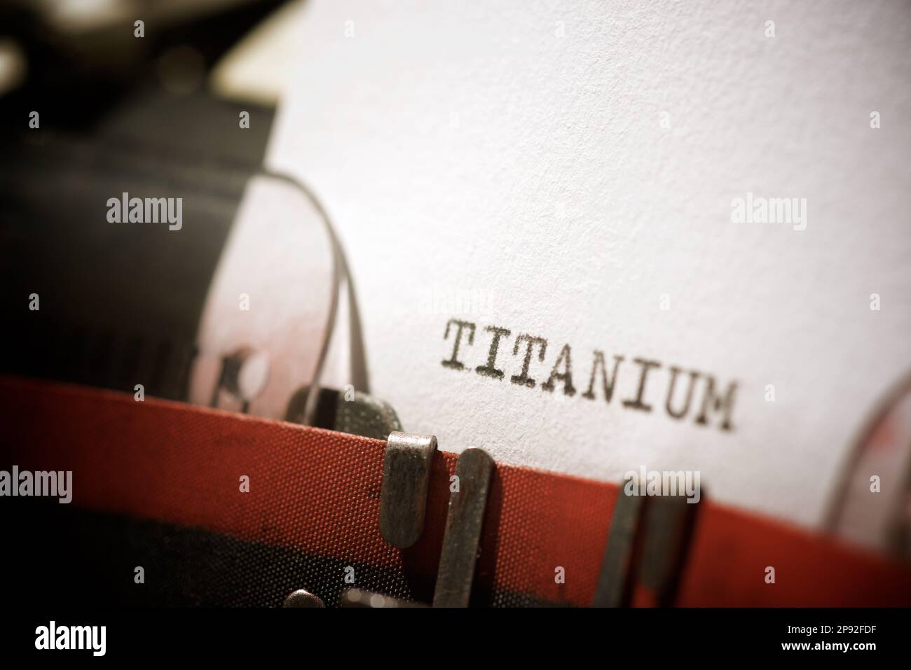 Titanium word hi-res stock photography and images - Alamy