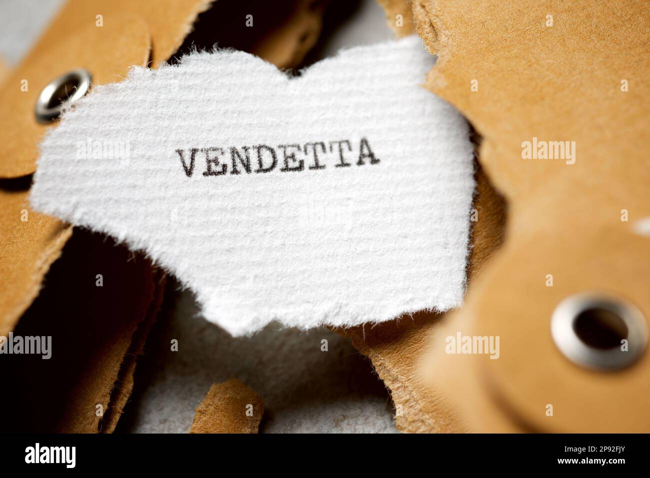 Vendetta word hi-res stock photography and images - Alamy