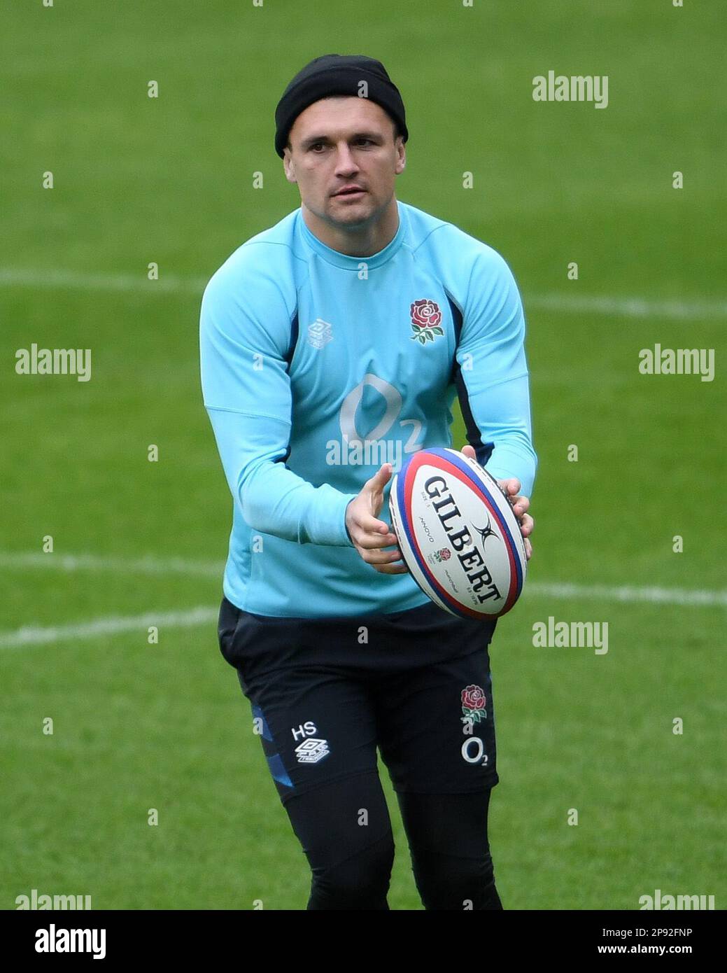 Twickenham Stadium, England, UK. 10th March, 2023. Henry Slade during ...