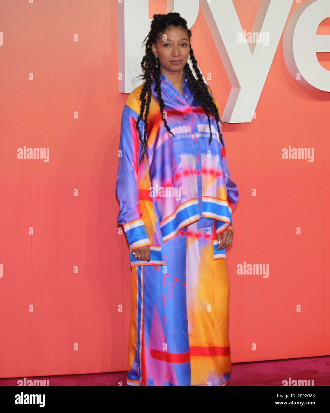 London, UK. Raine Allen-Miller at the Rye Lane UK premiere. Peckham Rye ...