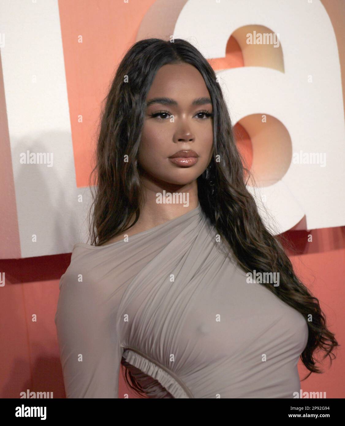 London, UK. Michelle Domingos at the Rye Lane UK premiere. Peckham Rye. 8th March 2023. Ref ...