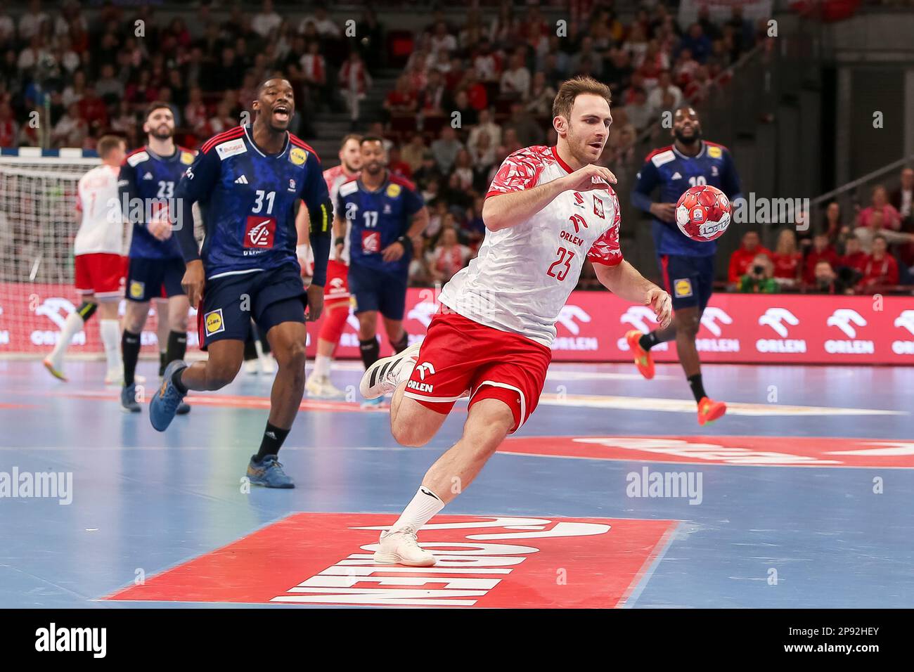 Arkadiusz Moryto in action during the 2nd phase of EHF 2024 ...
