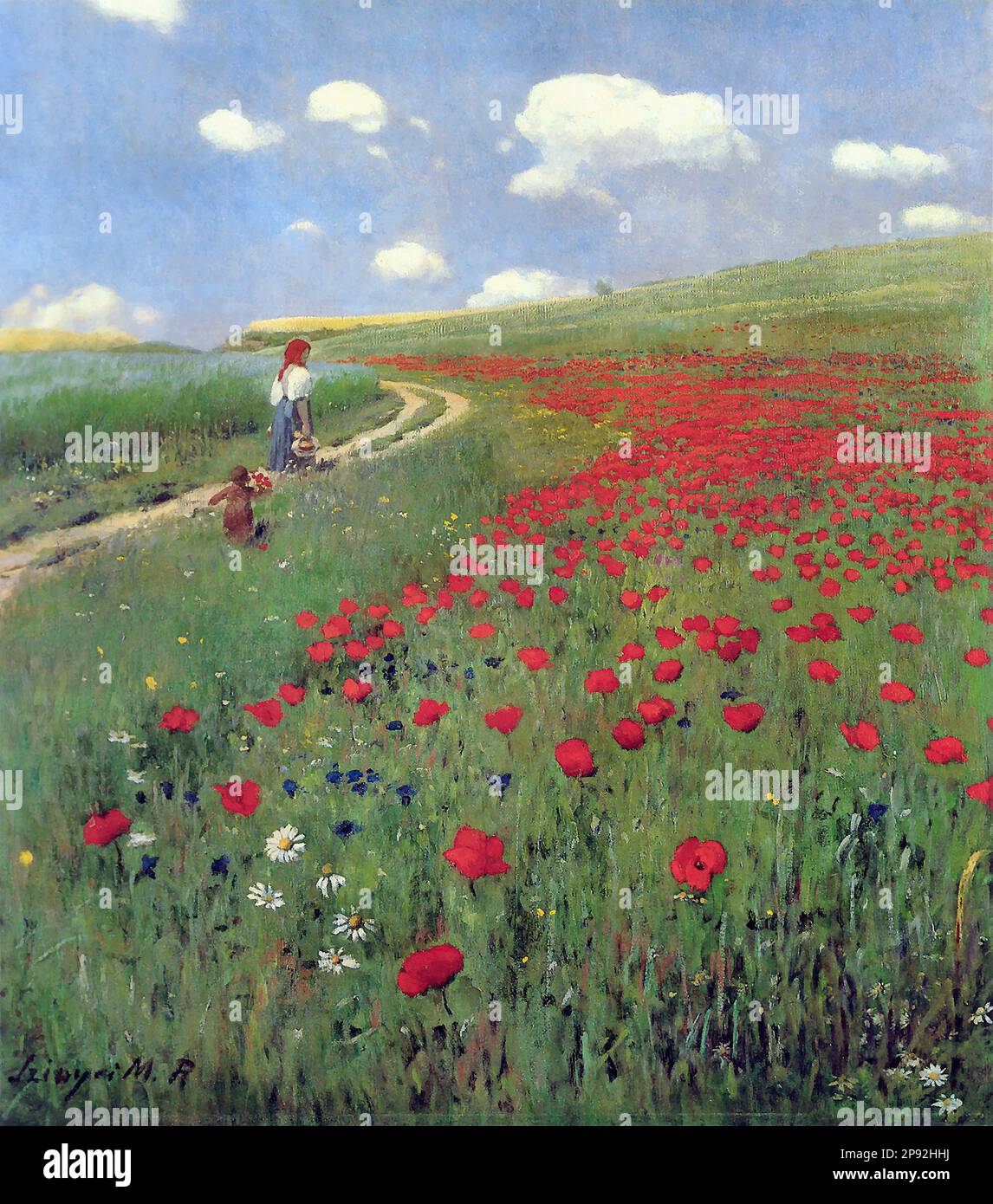 Szinyei Merse PáL - Mák a mezőn 2 - Magyar Iskola - XIX. - Szinyei ...