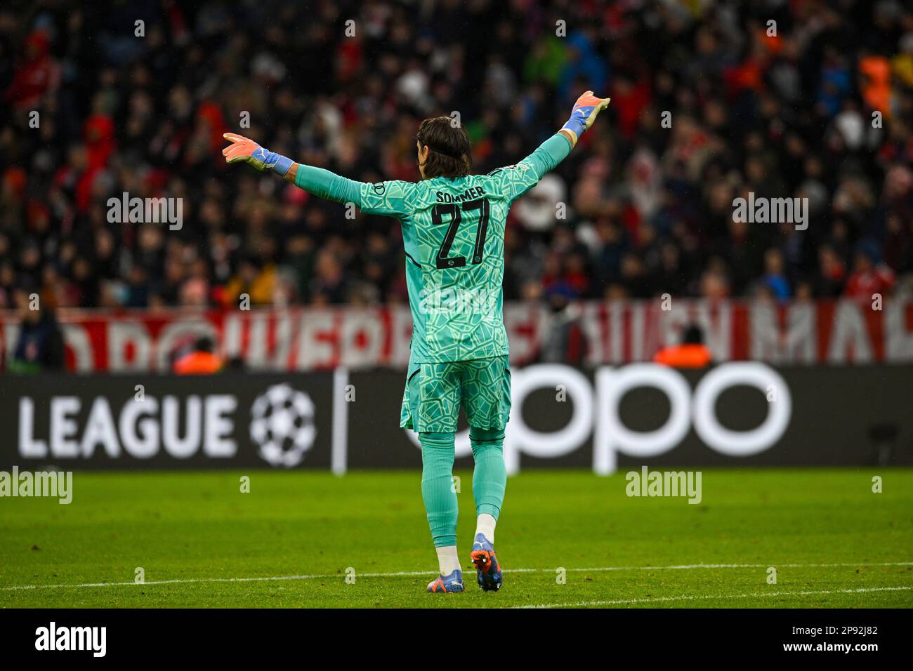 Munich, 8. March 2023, #27 Yann Sommer FCB, Fussball MUNICH, Germany ...