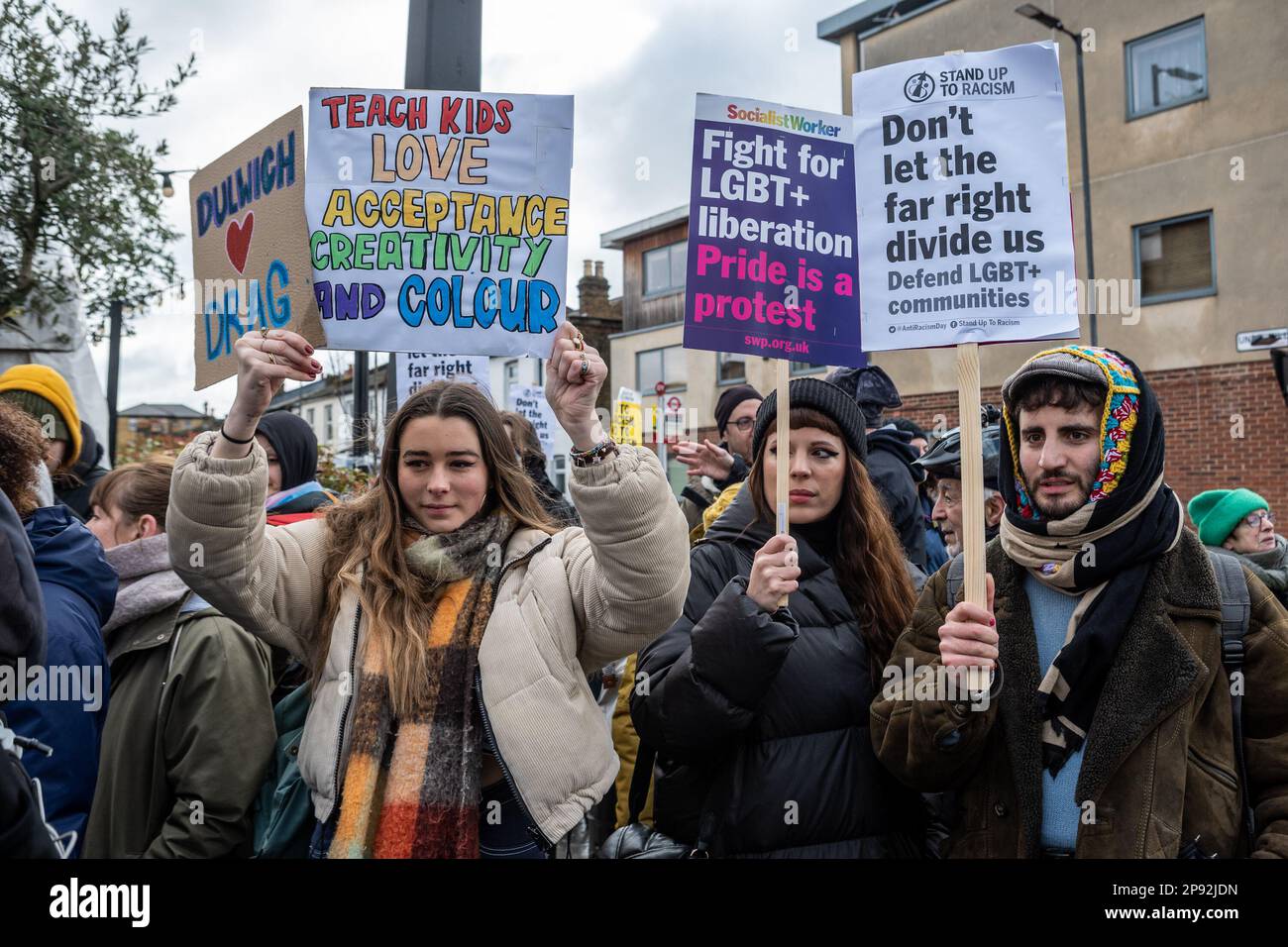 Pro trans protest hi-res stock photography and images - Alamy