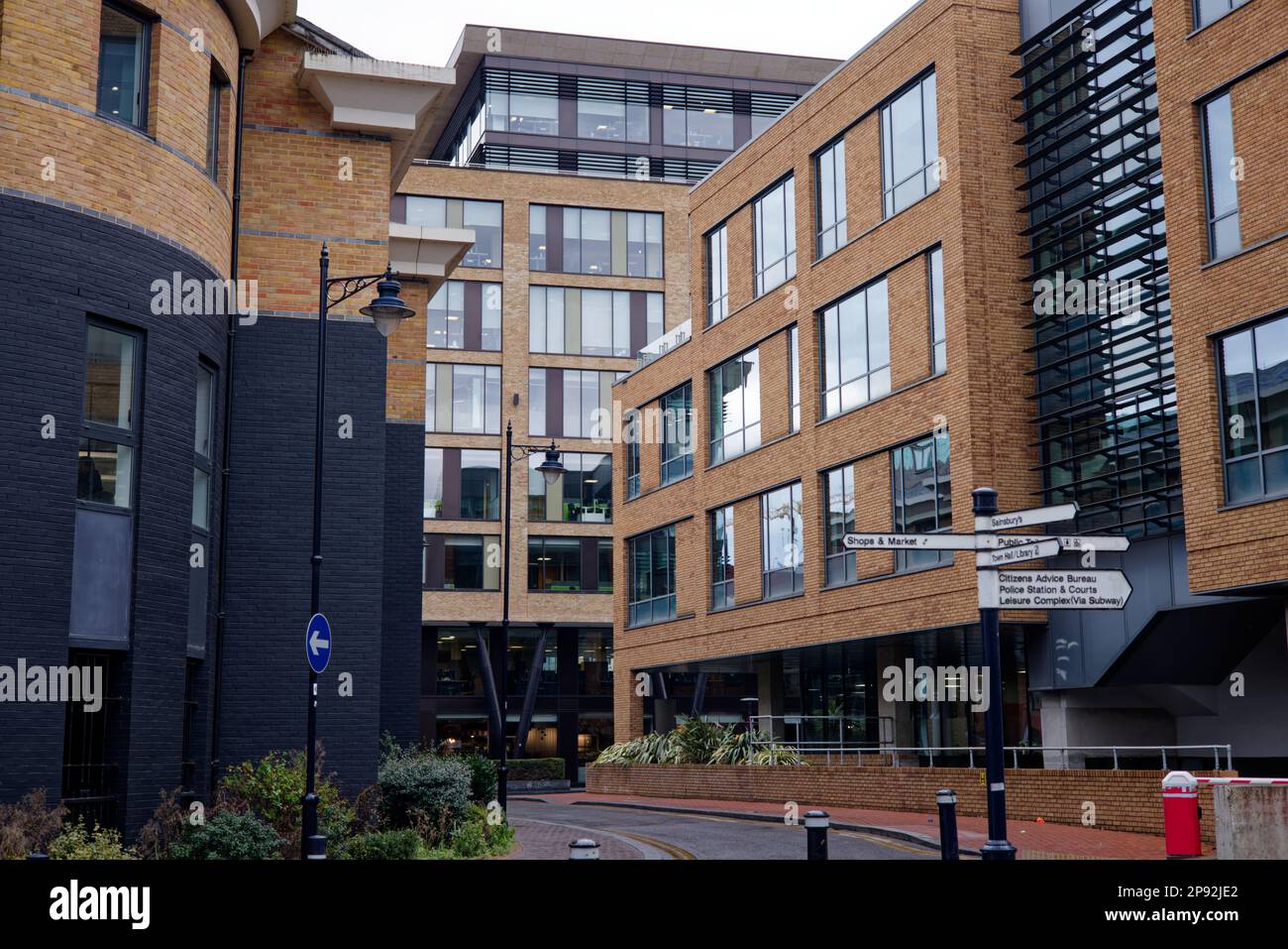 Town centre office buildings in Maidenhead, UK Stock Photo - Alamy