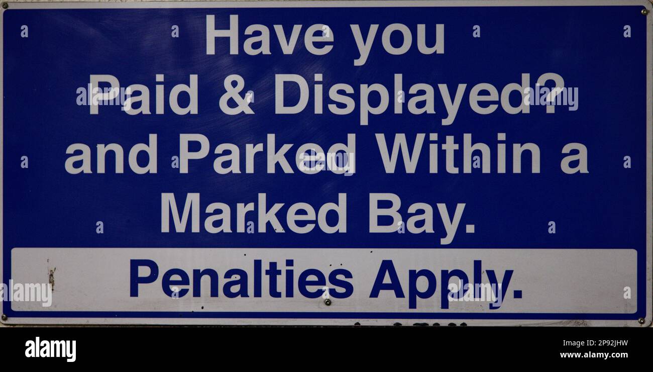 Display of warning signs hi-res stock photography and images - Alamy