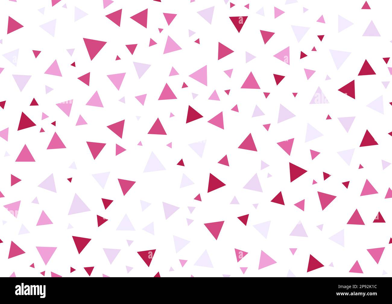 Seamless pattern of multicolored triangles. Template for textures ...