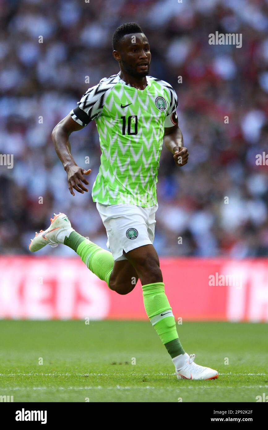 John Obi Mikel of Nigeria - England v Nigeria, International Friendly ...