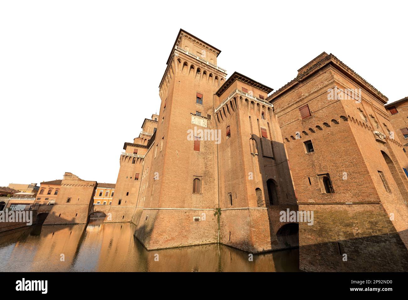 Estense Castle or Castle of San Michele (1385), medieval castle ...