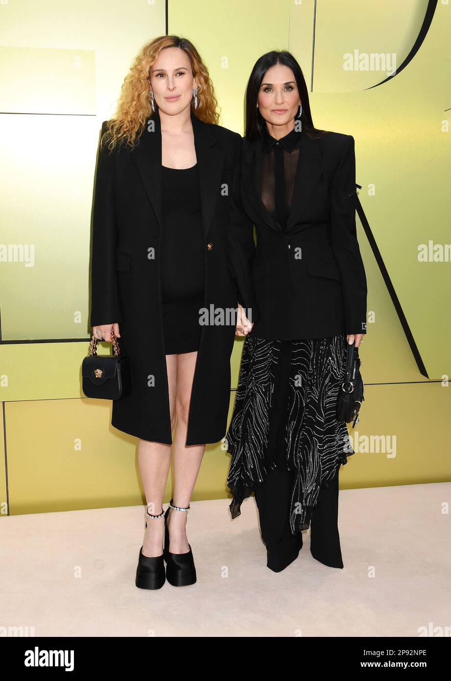 WEST HOLLYWOOD, CALIFORNIA - MARCH 09: (L-R) Rumer Willis and Demi ...