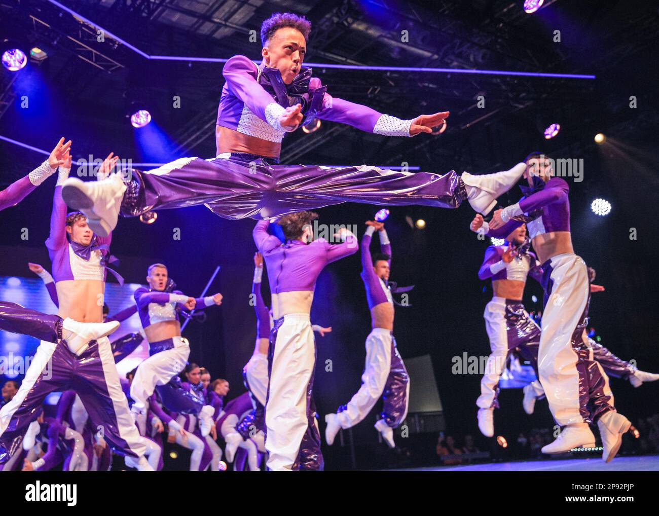 London, UK. 10th Mar, 2023. Young dancers from Addict Dance Academy ...
