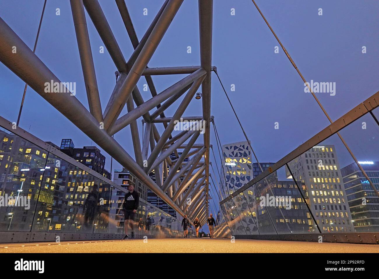 Norway, Oslo, Norway, Oslo, The Barcode Project office and apartment ...