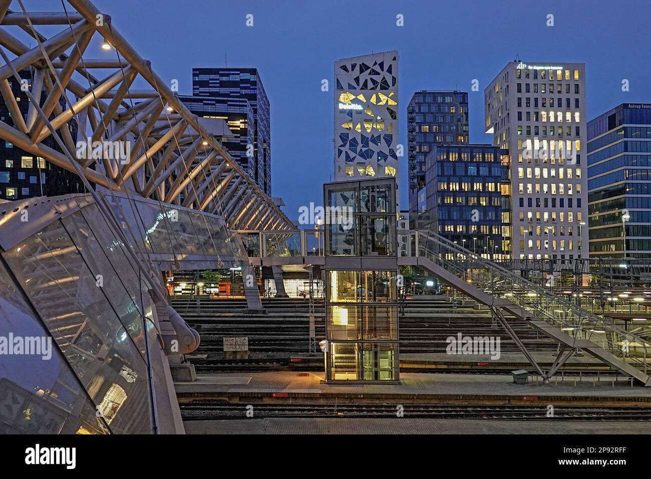 Norway, Oslo, Norway, Oslo, The Barcode Project office and apartment ...