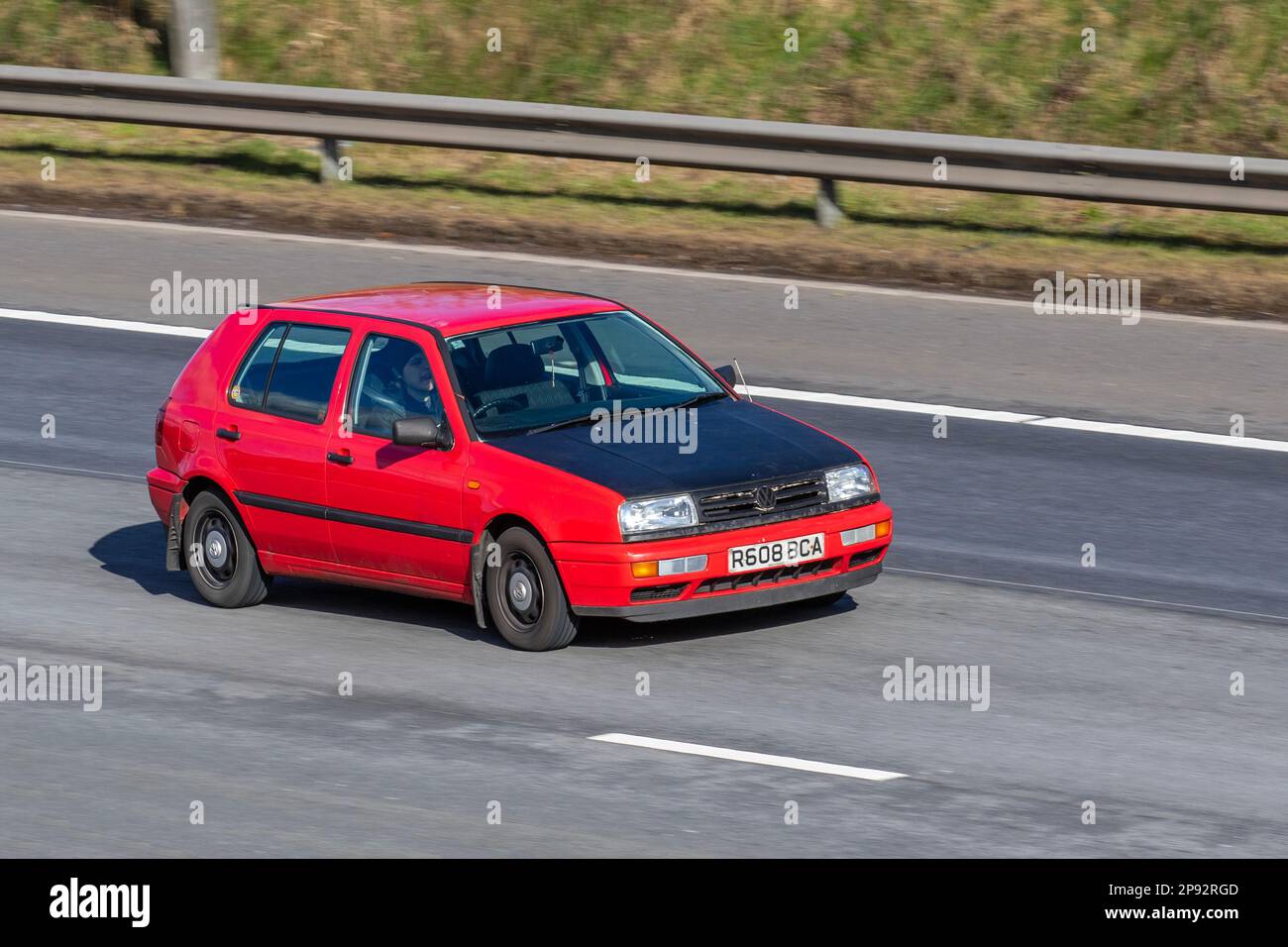 1997 90s nineties red black VW VOLKSWAGEN GOLF, Hatchback Petrol 1391 ...