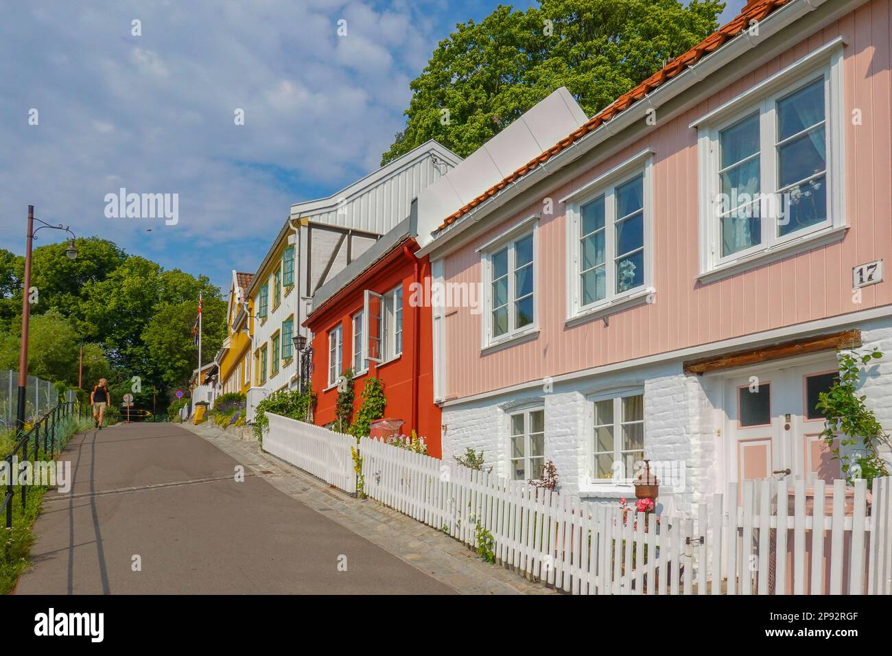 Norway, Oslo, The quirky 18th-century wooden homes of the Damstredet ...