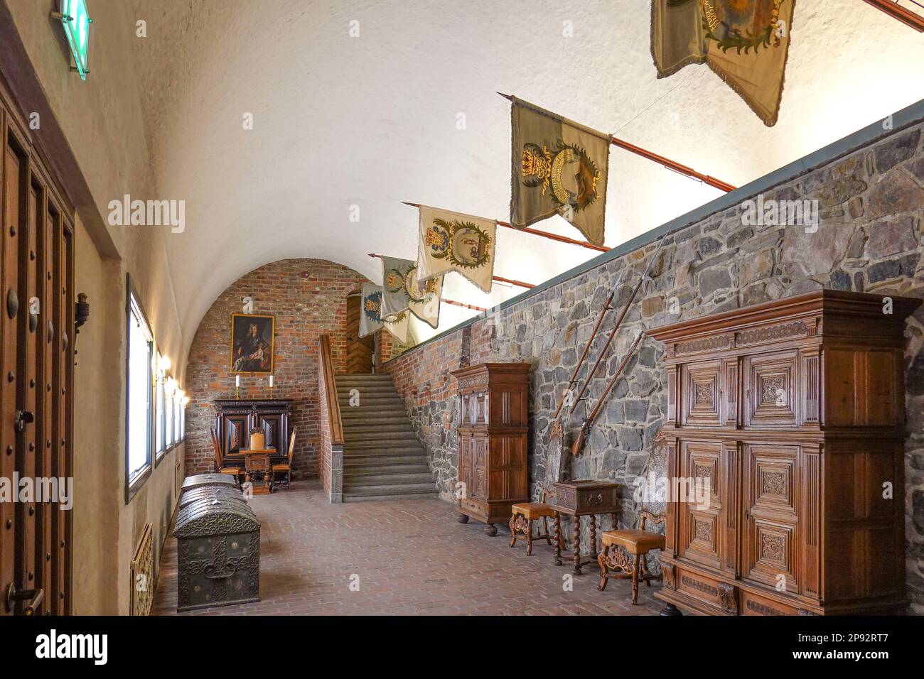 Norway, Oslo, Akershus Fortress or Akershus Castle, Akershus Festning ...