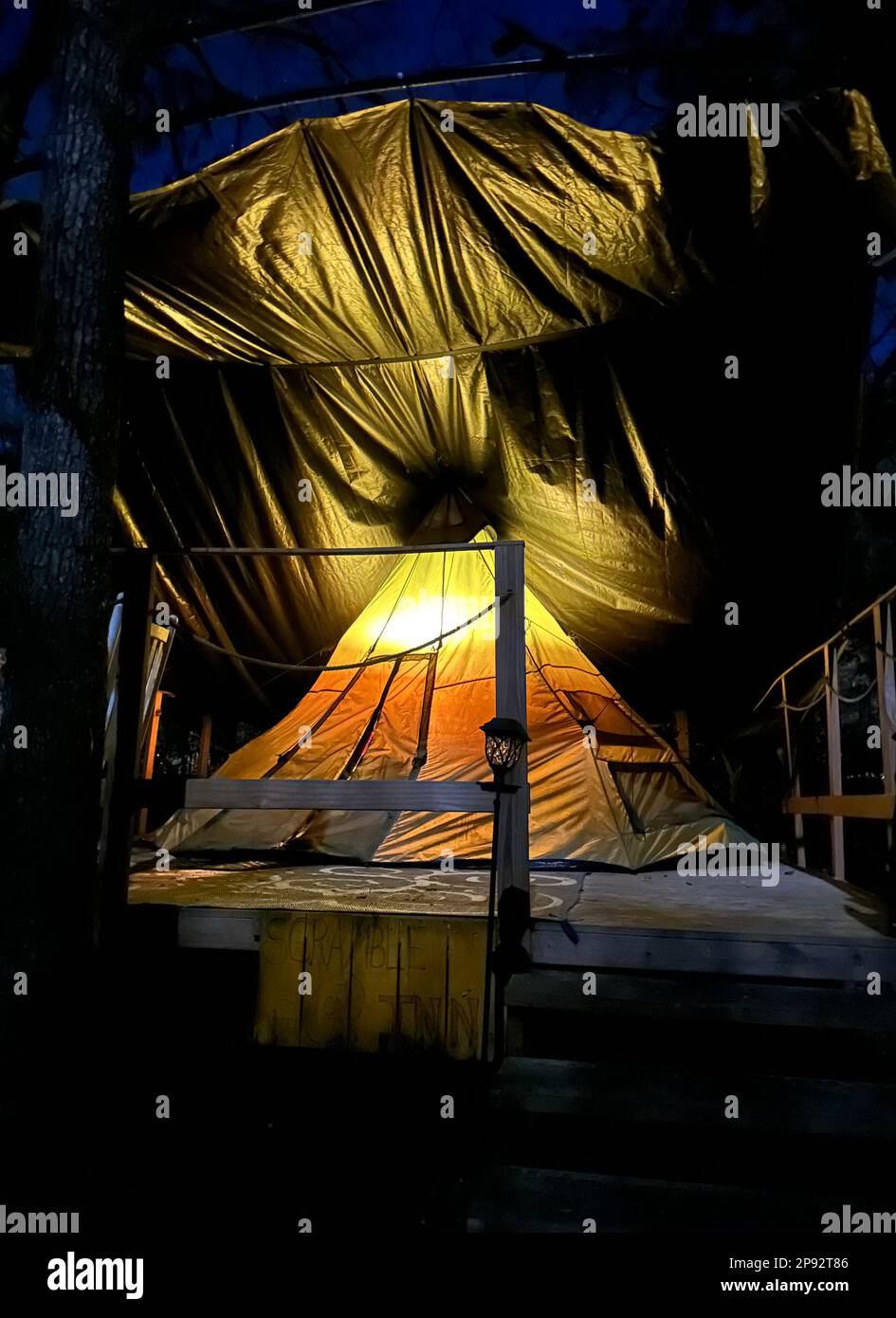 Rain cover on a tent hi-res stock photography and images - Alamy