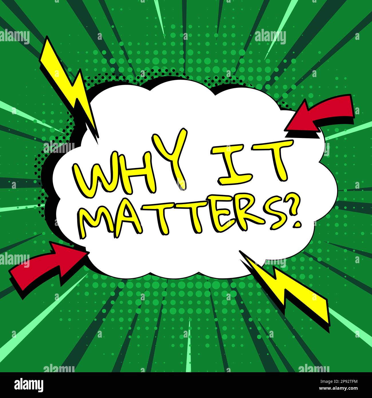 Conceptual display Why It Matters. Business approach Important Reasons ...