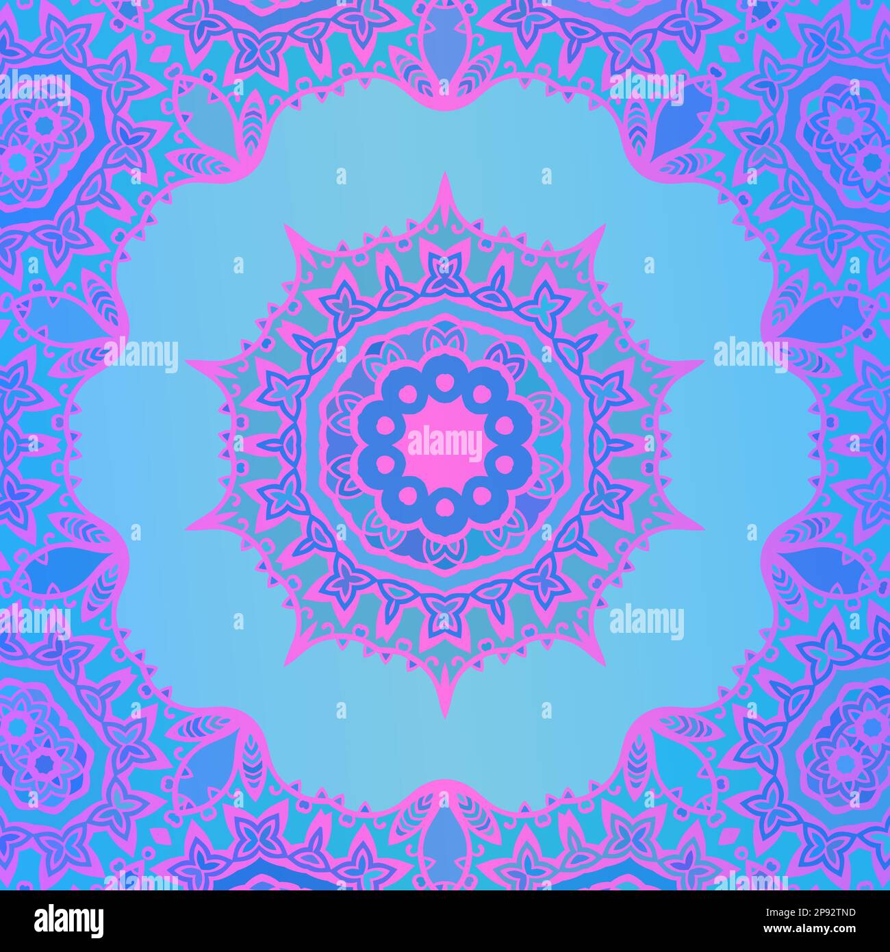 Abstract background, Round ornamental texture blue color Stock Vector ...