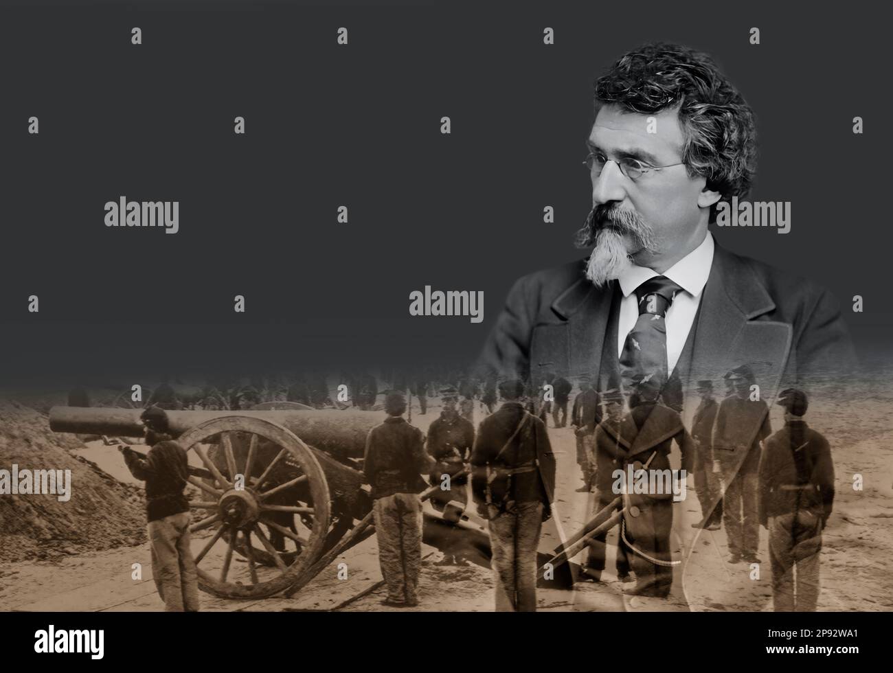 Mathew B. Brady, 1823 – 1896, early American photographer, scene of the ...