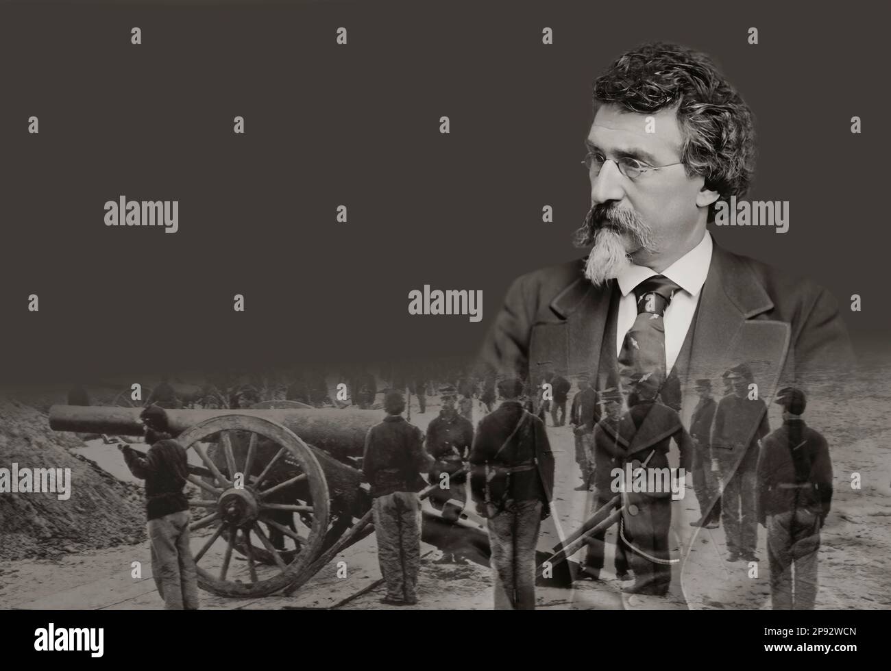 Mathew B. Brady, 1823 – 1896, early American photographer, scene of the ...