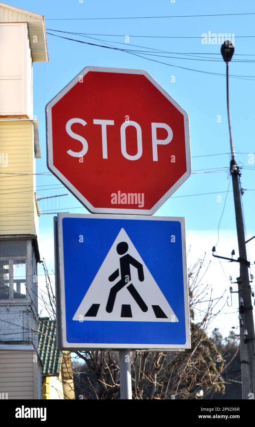 Road sign. Graphic drawing to communicate information to road users ...