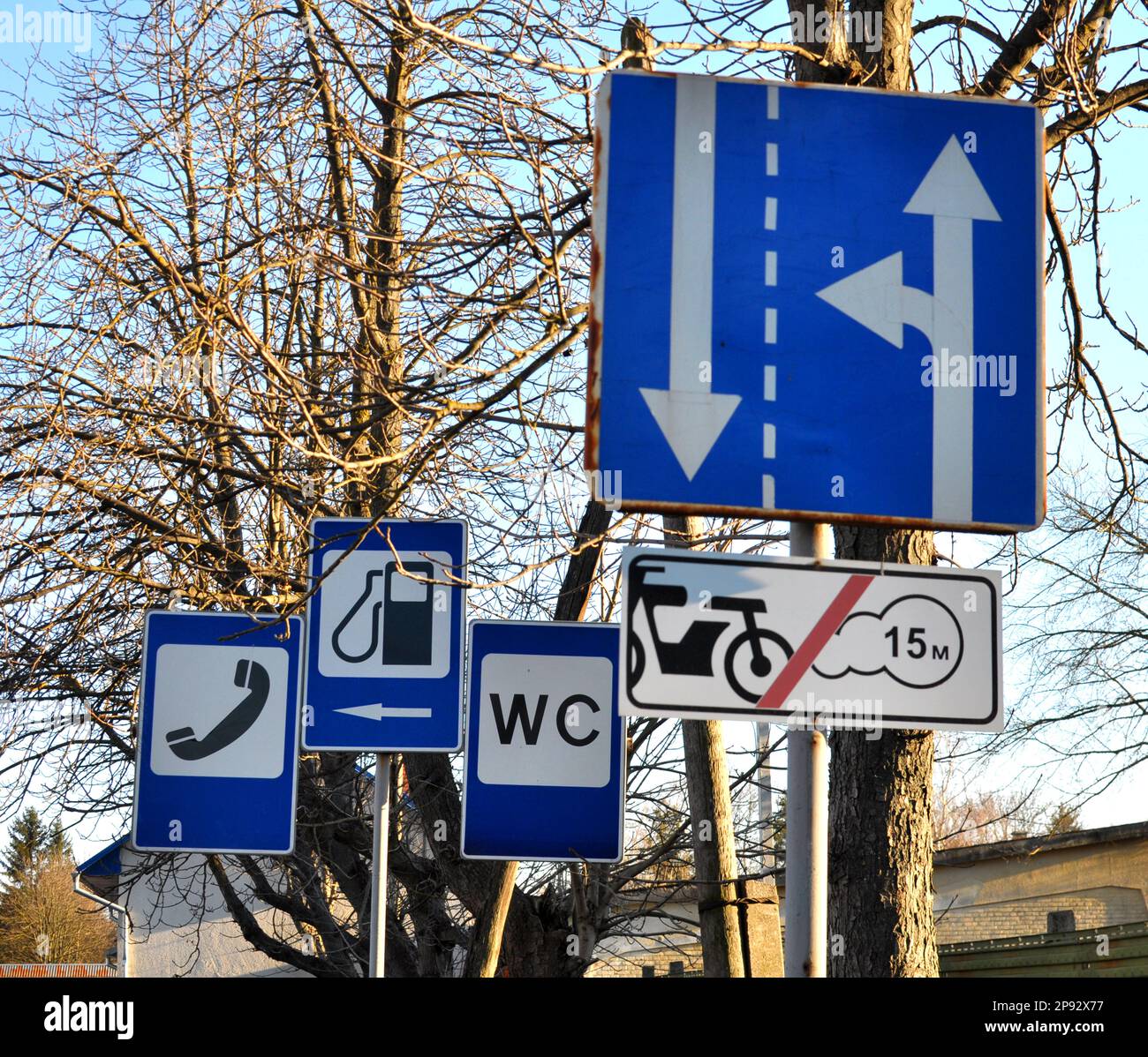 Road sign. Graphic drawing to communicate information to road users ...