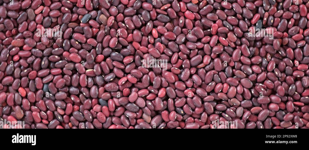 Kidney beans background. Dry red bean wallpaper. Texture. Frame with ...