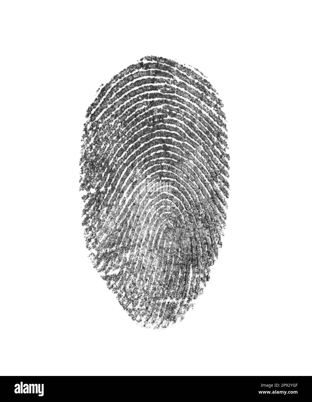 Black fingerprint made with ink on white background Stock Photo - Alamy