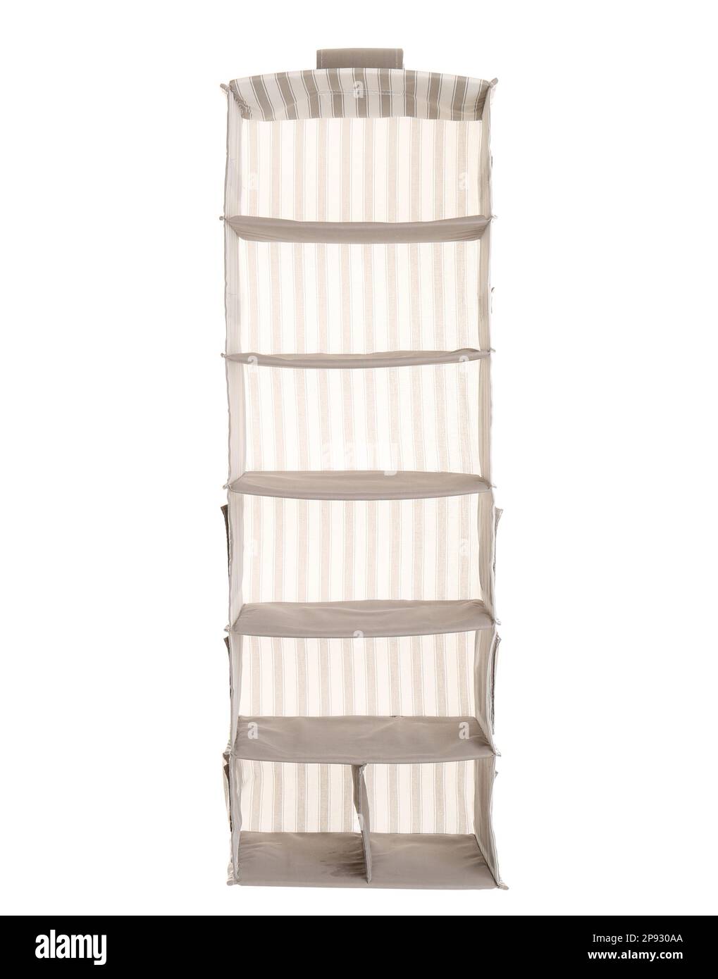 Empty foldable organizer for clothes isolated on white Stock Photo - Alamy