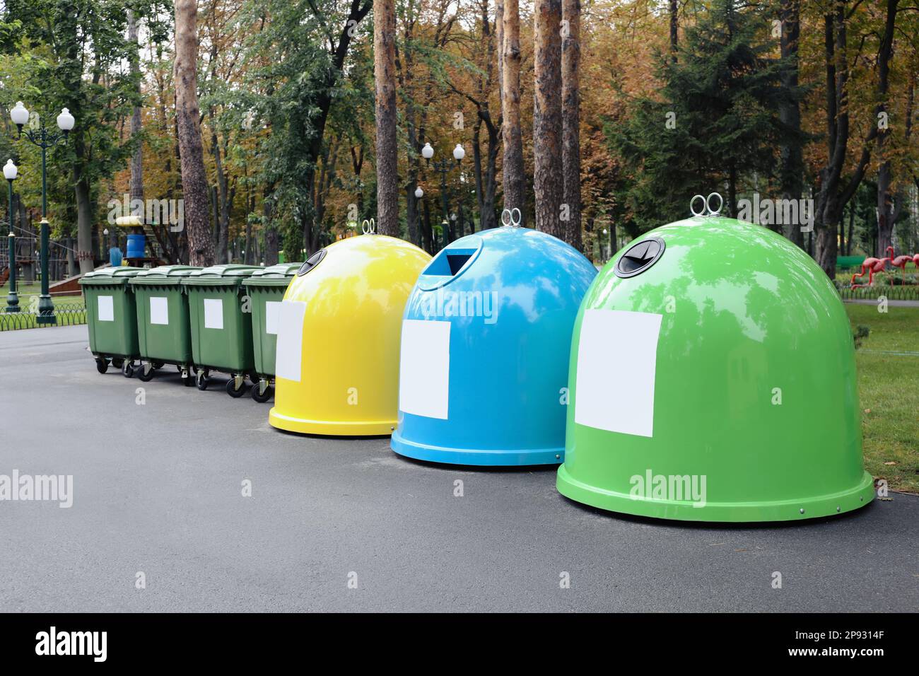 Waste sorting bins hi-res stock photography and images - Alamy
