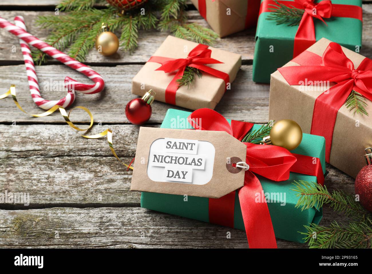 Saint nicholas day fir tree hi-res stock photography and images - Alamy