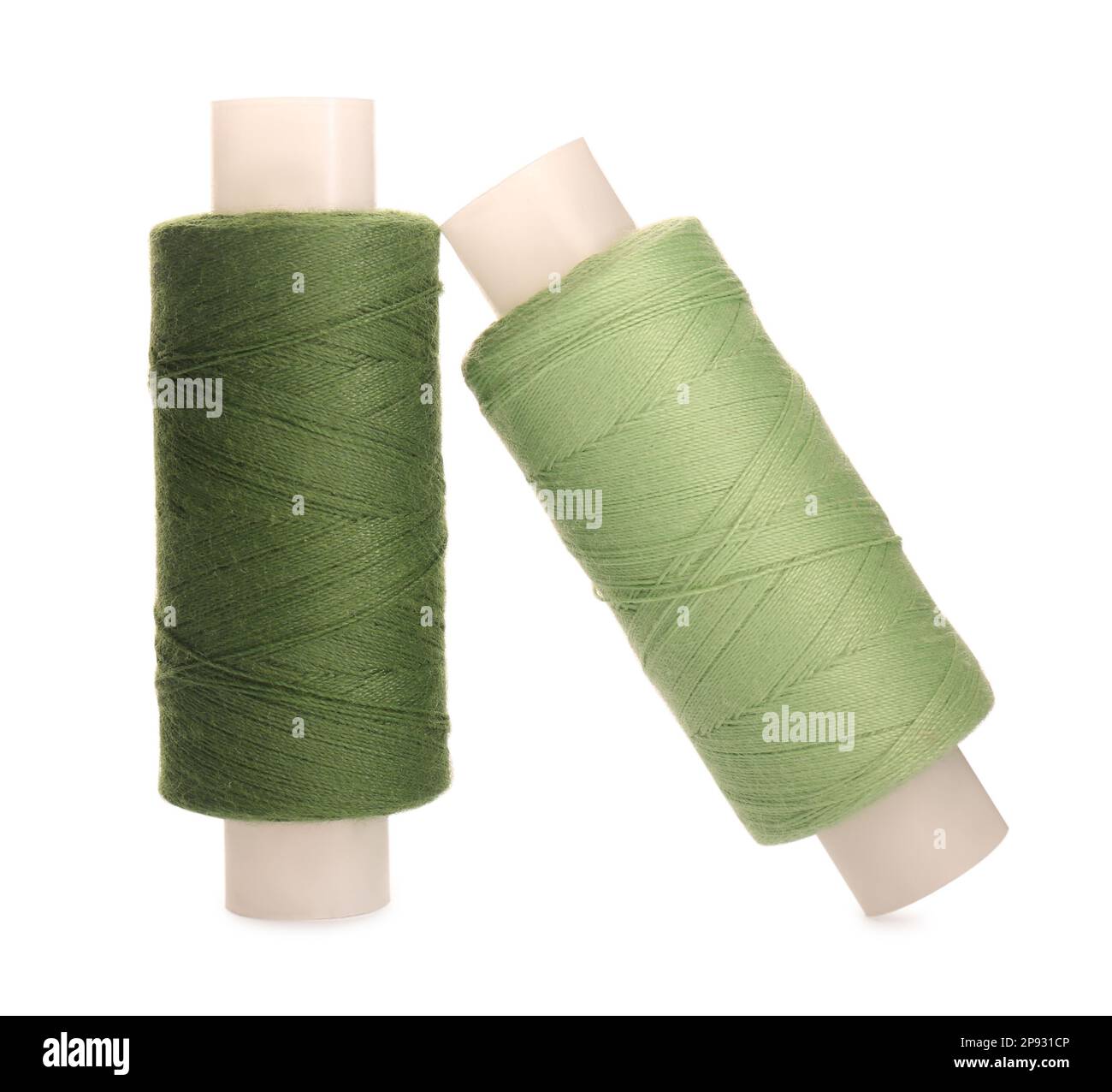 Different colorful sewing threads on white background Stock Photo - Alamy