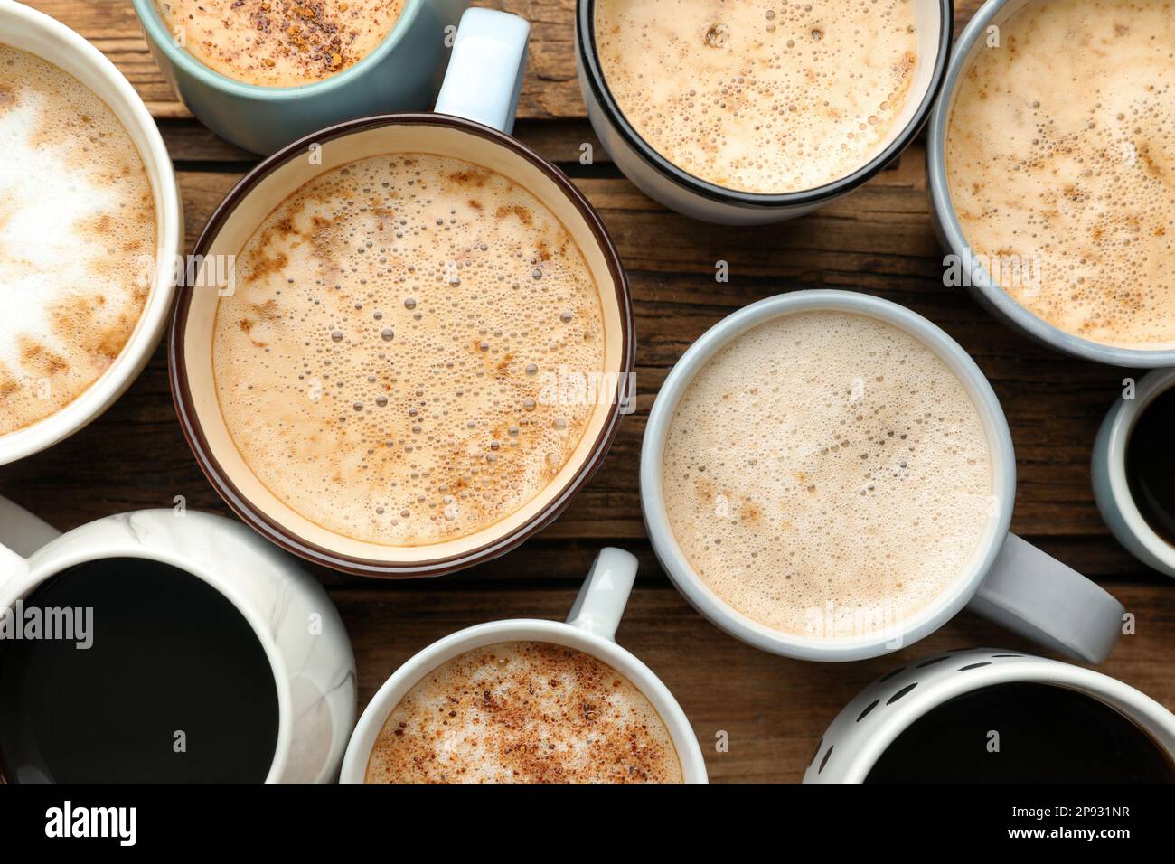 Flat white coffees milk hi-res stock photography and images - Alamy