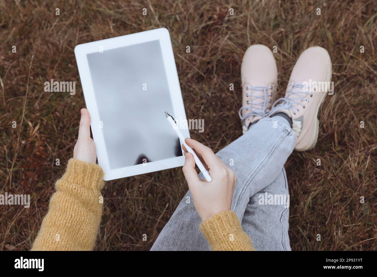 Top view graphic designer using hi-res stock photography and images - Alamy