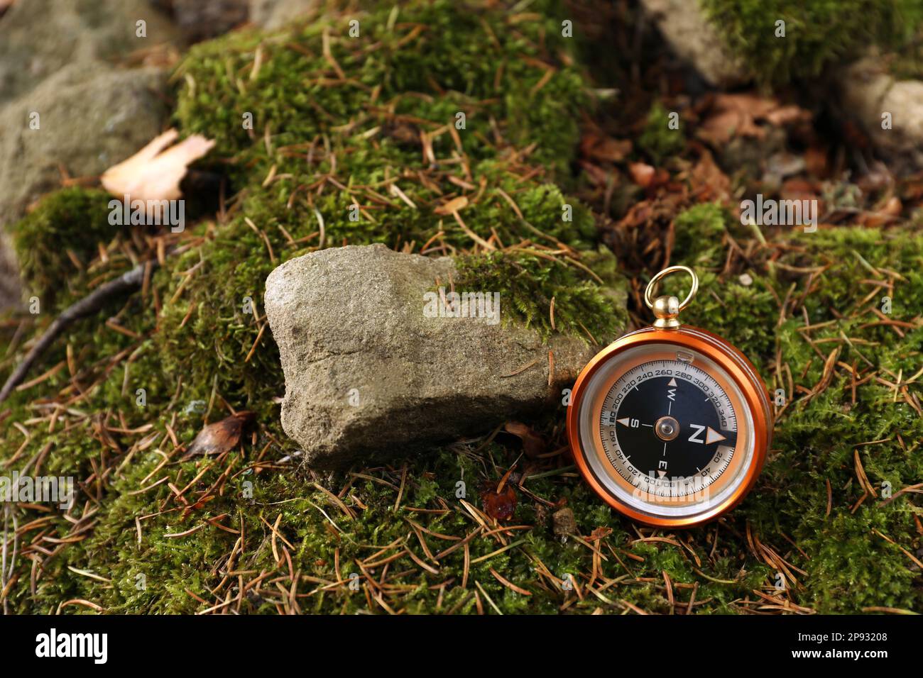 Compass on ground hi-res stock photography and images - Alamy