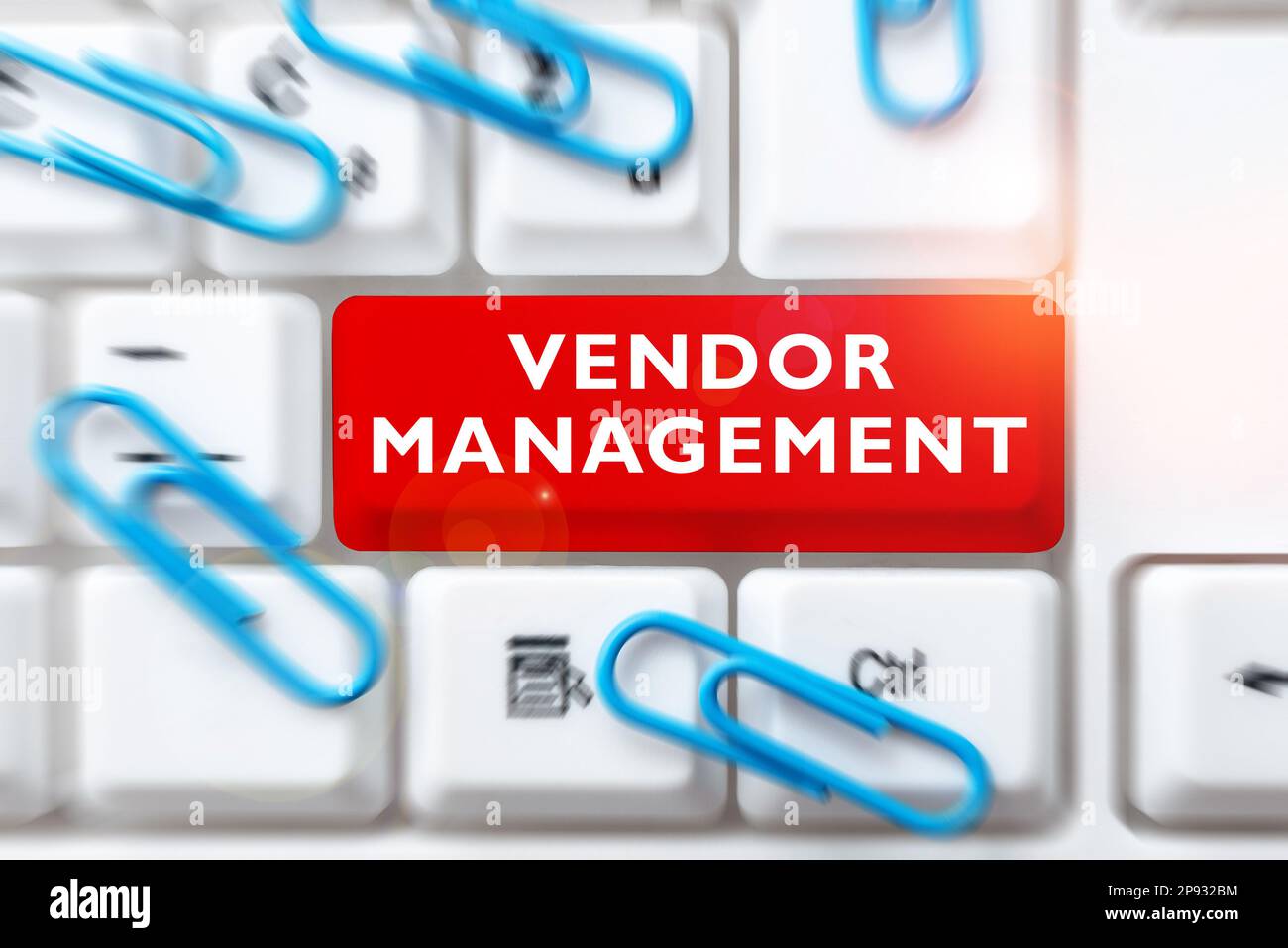 Hand writing sign Vendor Management. Word Written on activities ...