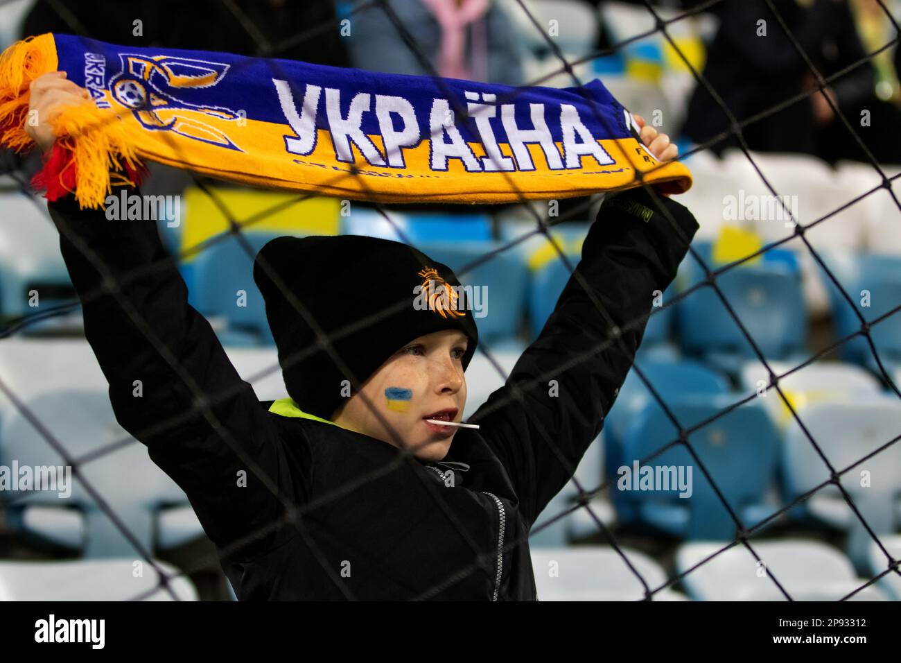 Odessa, Ukraine - Nov. 2021: Ukrainian football fans in stands of ...