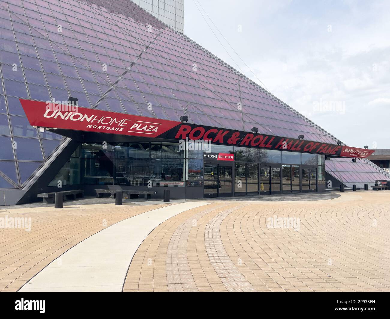 The Rock and Roll Hall of Fame is in the heart of downtown Cleveland ...