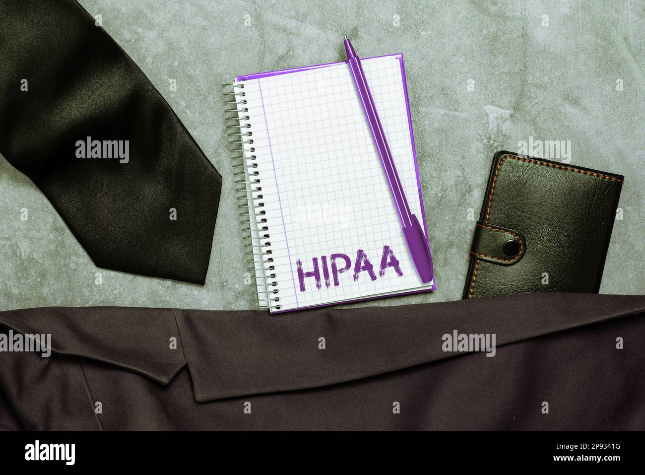 Sign displaying Hipaa. Concept meaning Acronym stands for Health ...