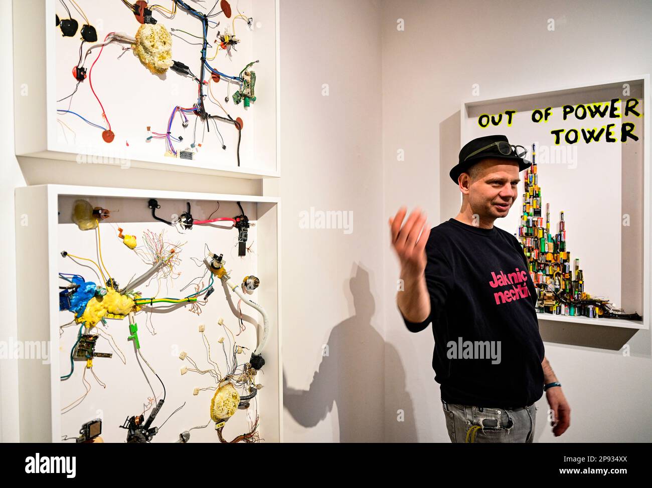 Prague, Czech Republic. 10th Mar, 2023. Czech artist Kristof Kintera ...