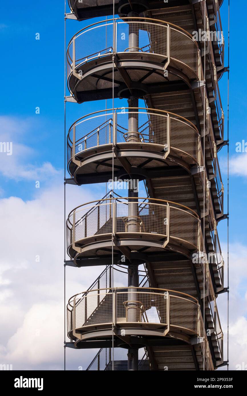 Emergency stairs on building facade hi-res stock photography and images ...