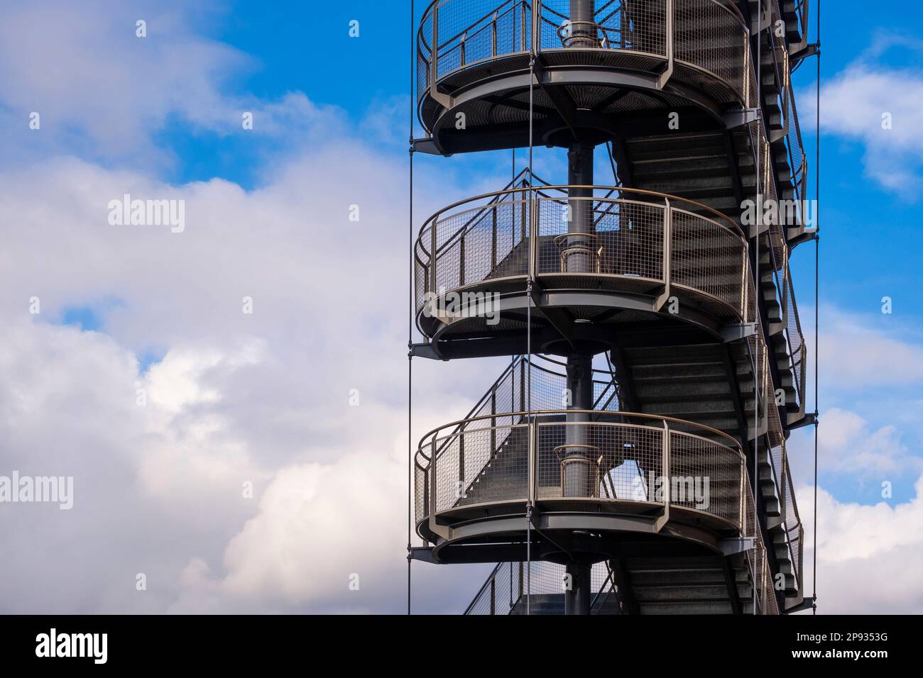 Escape stairs route industrial hi-res stock photography and images - Alamy