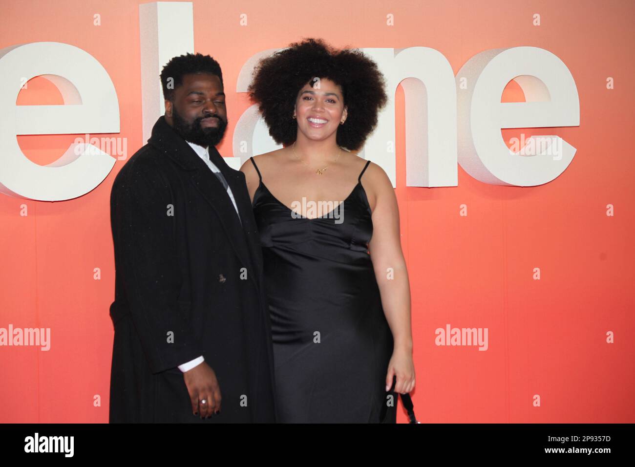 London, UK. Shareefa J (right) at the Rye Lane UK premiere. Peckham Rye ...